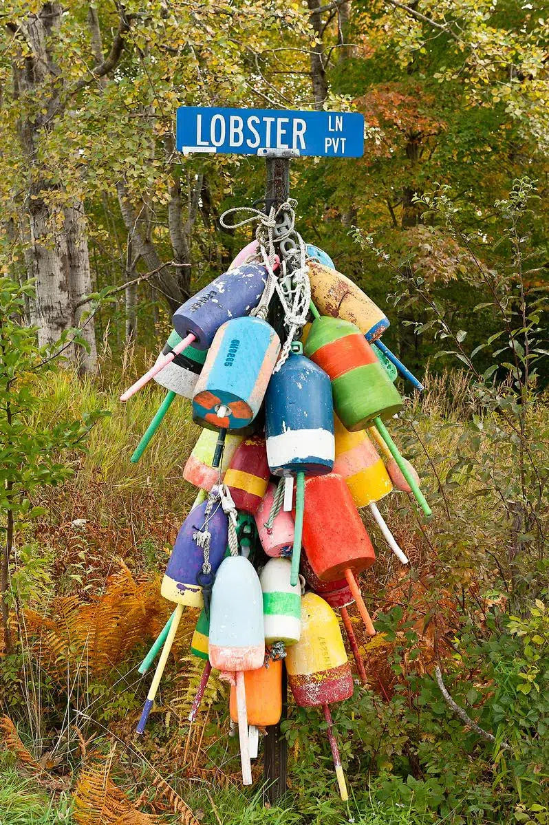 Lobster buoys, Maine, by John Greim – PurePhoto