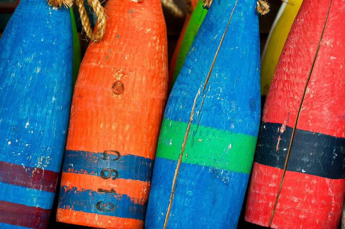 Lobster buoys, by John Greim – PurePhoto